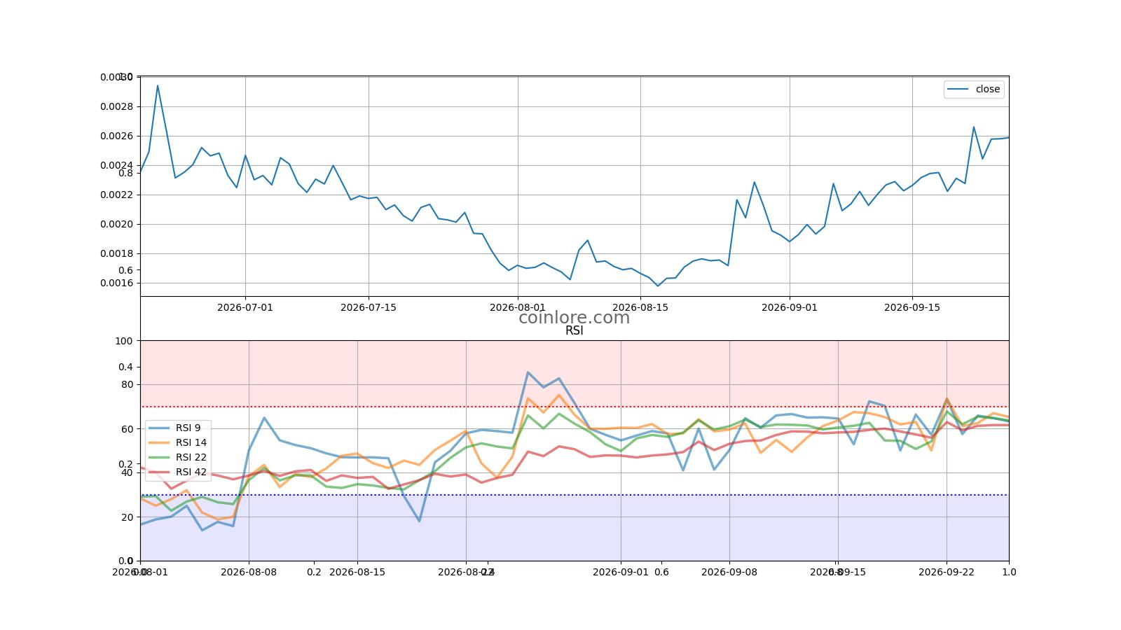 Rayls RSI indicator